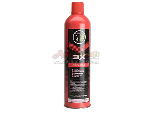 [WE-Tech] Airsoft Premium "3X" High Performance Red Gas[1100ml][10pc ...