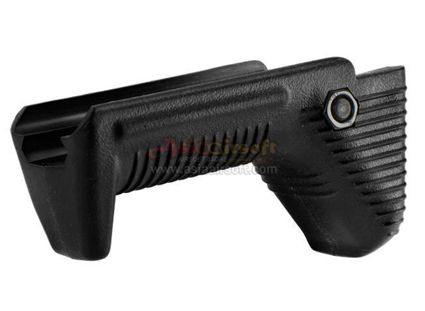 [APS] Dynamic Hand Stop Polymer Angled Airsoft Foregrip[BLK] – Asiaairsoft