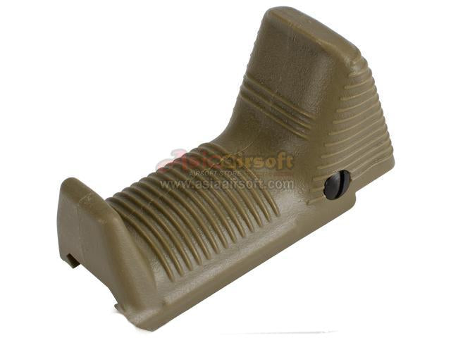 [APS] Dynamic Hand Stop Polymer Angled Airsoft Foregrip[DE] – Asiaairsoft
