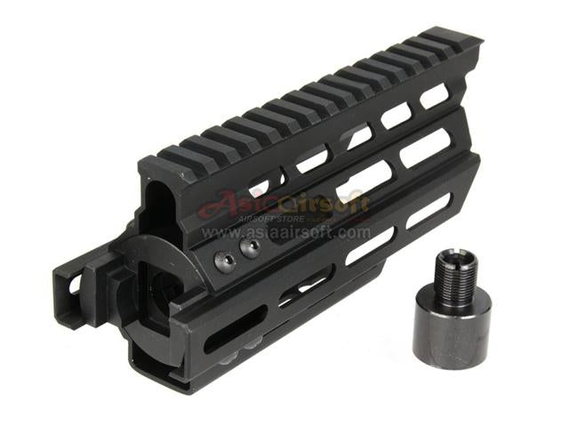 [BattleAxe] CNC ALuminium P90 RAS Handguard[M-LOK System][BLK ...
