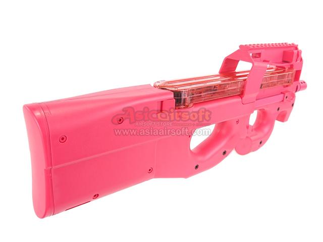 [BELL] P90 Ver. LLENN AEG Airsoft SMG[Pink] – Asiaairsoft