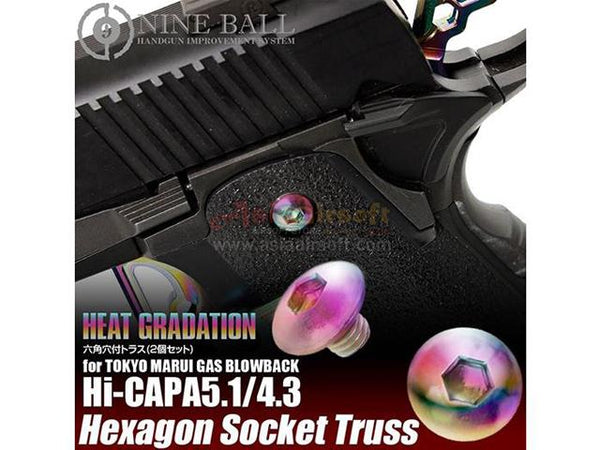 [Nine Ball] Hexagon Socket Truss Screws[Heat Gradation] – Asiaairsoft