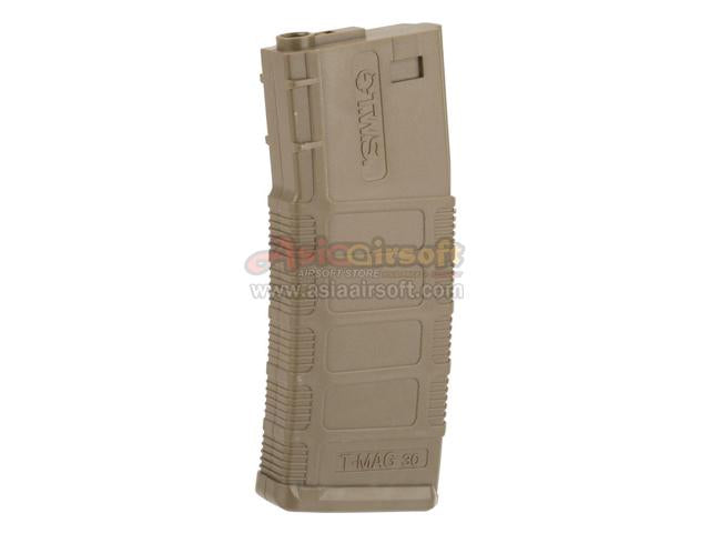 [King Arms] T Mag ABS M4 Mid-Cap AEG Magazine[140rds][DE] – Asiaairsoft