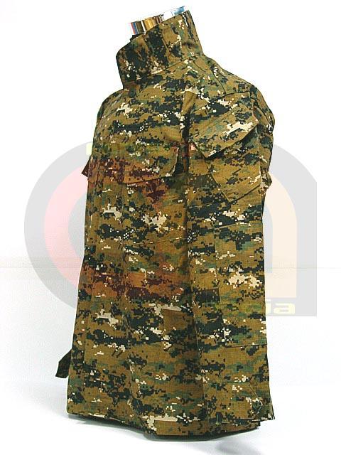 [SWAT] Digital Camo Woodland BDU Uniform Shirt Pants XL – Asiaairsoft