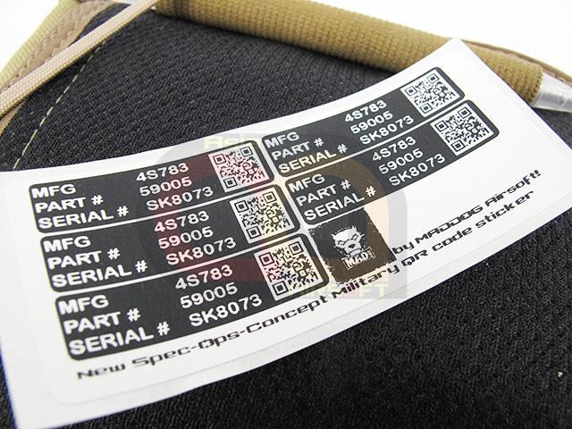 [MadDog] New Spec-Ops-Concept Military QR code sticker – Asiaairsoft