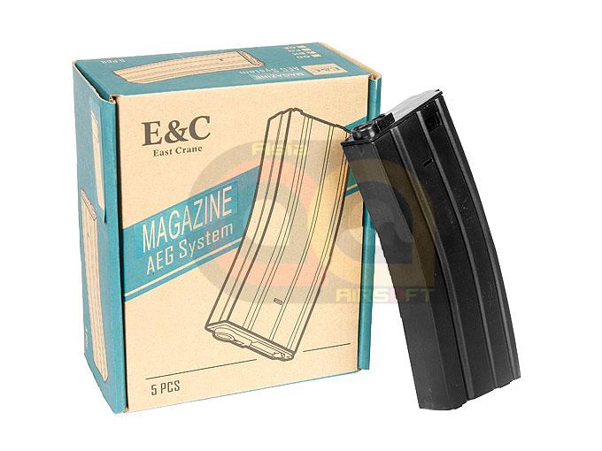 [E&C] M4/ M16 140 Rounds Plastic AEG Magazine Box Set [5pcs] [BLK ...