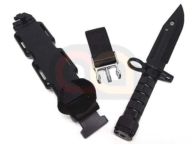 [First Factory] Airsoft Plastic Dummy M4/ M16 Bayonet Knife With Sheat ...