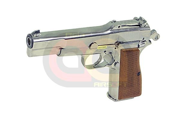 [WE-Tech] Full Metal Browning Hi-Power M1935 GBB Pistol[Chromed Plated ...