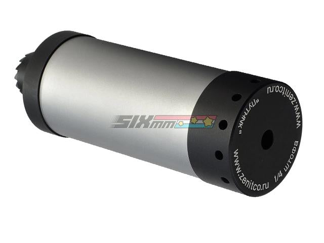 [5KU] DTK PUTNIK Mock Silencer/Suppressor[BLK/SV] – Asiaairsoft