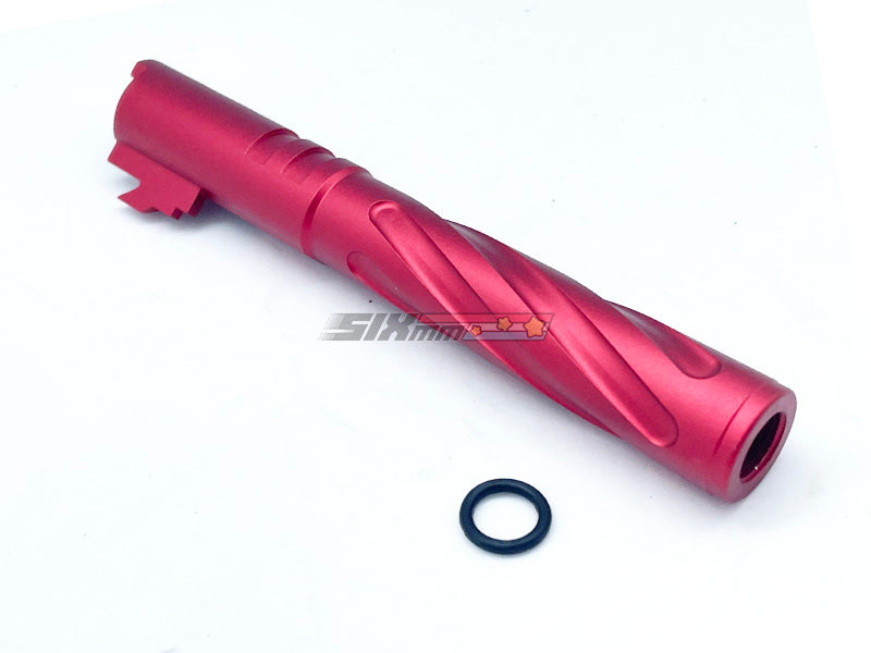 [5KU]Tornado 5 Inch Aluminium Threaded Outer Barrel [For Tokyo Marui H ...