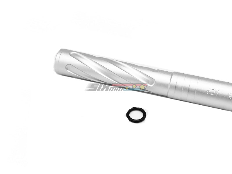 [5KU]Tornado 5 Inch Aluminium Threaded Outer Barrel [For Tokyo Marui H ...