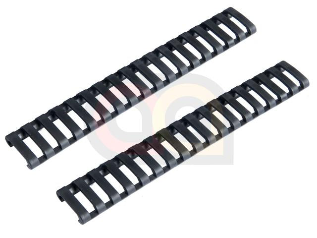 [Ergo] 18-Slot Ladder LowPro Rail Cover, package of 2 covers[BLK ...