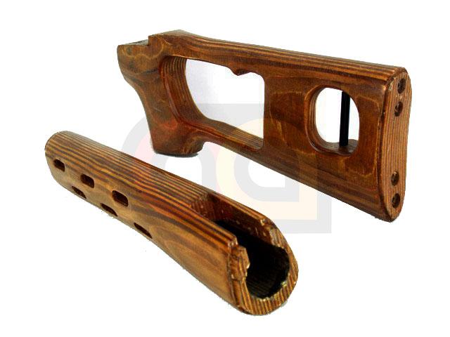 [BattleAxe] SVD Wood Kit for A&K SVD Bolt Action Series – Asiaairsoft