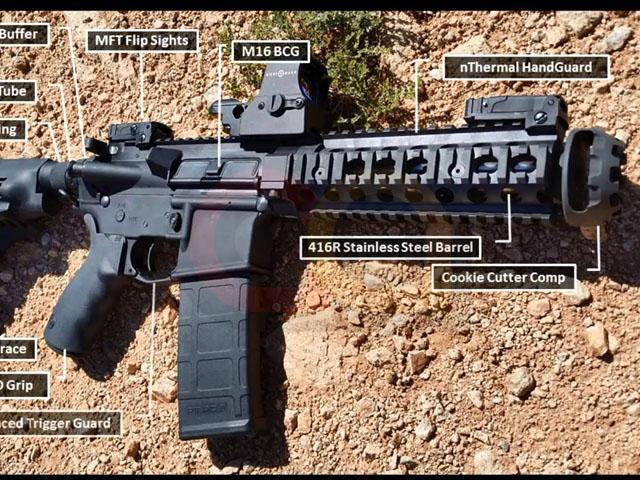 [5KU] Cookie Cutter Comp Flash Hider[-14mm CCW][Type B] – Asiaairsoft