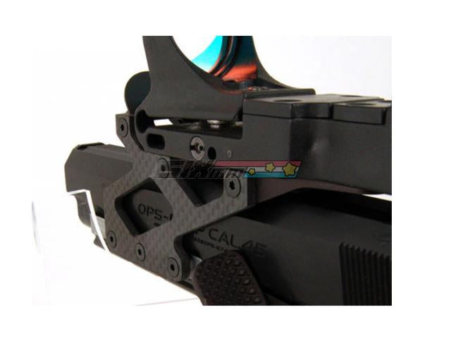 [AIP] C-more Carbon Scope Mount For Hi-capa Series [Silver] – Asiaairsoft