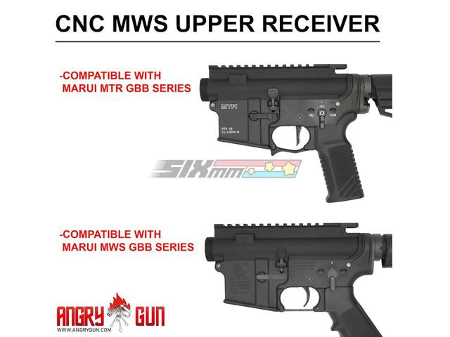 [Angry Gun] CNC Upper Receiver Square[For Tokyo Marui M4 MWS Series][F ...