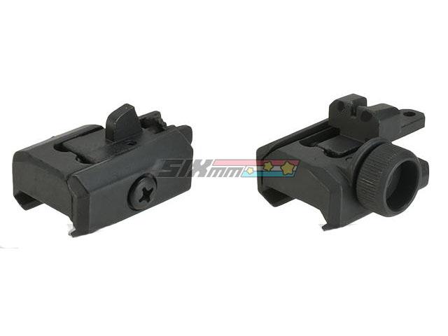 [Army Force][ MP7 Plastic Style Flip Up Front & Rear Sight Set[For 20m ...