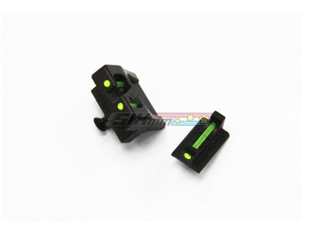 [BELL] Fiber Optic Front and Rear Sight Set[For Tokyo Marui/ Umarex GL ...