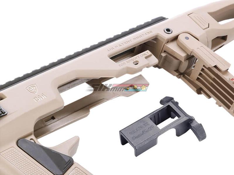 [CAA Airsoft] Micro RONI Pistol-Carbine Conversion[For Glock G17 G18 G ...