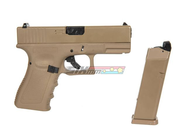 [E&C] Airsoft G19 GBB Pistol[GEN.3][DE] – Asiaairsoft