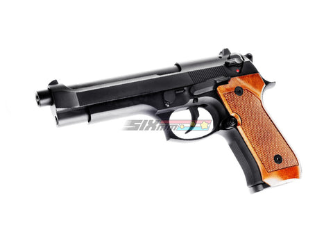 [WE-Tech] M92 / M9 Airsoft GBB Pistol with Brown Grip [No Marking ...